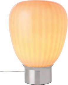 Růžová/v leskle stříbrné barvě skleněná stolní lampa (výška 34 cm) Balloon – Ellos Home