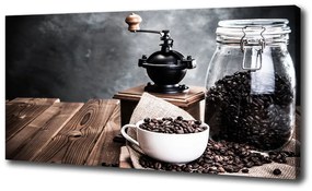 Wallmuralia Foto obraz na plátně Mlýnek na kávu 100x50