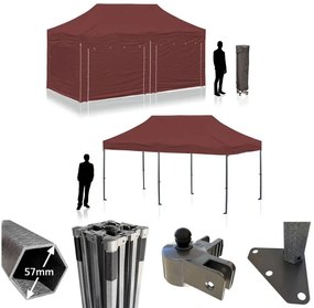 Nůžkový párty stan RedX® PROFI EXTREME COMPOSITE 3x6 m (Plně profesionální párty stan 3x6 m ve verzi s pevnou kompozitovou konstrukcí - dostupný v 14)