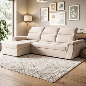 Sedací souprava ELIOT NEW | 178x277 cm | rozkládací s úložným prostorem | VÝBĚR TKANIN