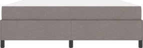 Postel s boxspringem Taupe 180 x 200 cm textil 3398882