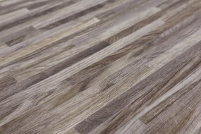 PVC podlaha - lino Toptex Line Oak 906L - dub, na míru, šíře 5m, šedá, filc, chodba / předsíň