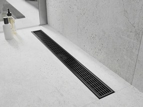 Mexen Flat 360° M33 otočný liniový odtok 70 cm, černý - 1733070-40