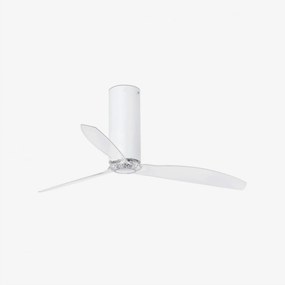 FARO 32033 TUBE FAN, bílá/transparentní, stropní ventilátor s DC motorem - FARO