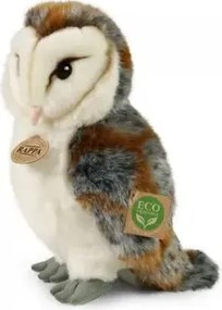 RAPPA Plyšová sova pálená 27 cm / ECO-FRIENDLY / od 0 měsíců