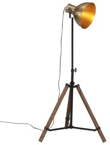 Stojací lampa 25 W staromosaz 75 x 75 x 90–150 cm E27