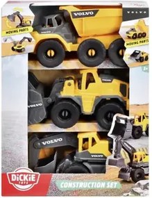 Dickie Stavební set Volvo 3 ks, 16 cm / od 3 let