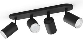 Philips Hue Fugato - Chytré 4bodové LED svítidlo, černá 929003810201