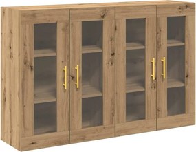 Nástěnné skříně 2 ks Artisanový dub 69,5 x 34 x 90 cm 3334306