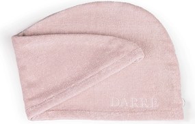 Bavlněný froté turban do sauny a wellness Comfort starorůžový