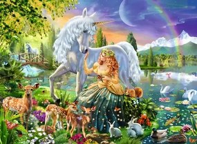 RAVENSBURGER Svítící puzzle Magická krása XXL / 200 dílků / 49 x 36 cm
