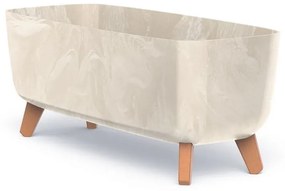 PROSPERPLAST Truhlík - GRACIA CASE Beton Effect Rozměr: 39x19,5 cm, Barva: beton