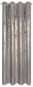 Záclona 140x250 Renia steel gold velvet ready on vias Eurofirany