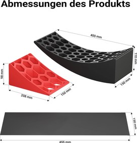 Vyrovnávací nájezdový klín Wiltec – 10 cm (65110)