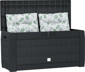 Zahradní úložný box antracitový 119 x 48 x 60 cm polypropylen 152197