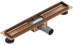 Mexen Flat těleso lineárního odtoku 60 cm, kartáčovaná měď - 1C15060