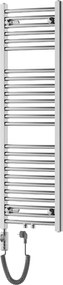 Mexen Ares, elektrické topné těleso 1200x400 mm + topná tyč 300 W, chromová, W102-1200-400-2300-01