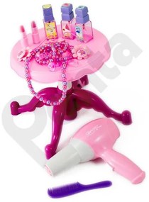 G21 dětský kosmetický stolek růžová