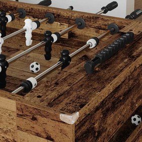 Stolní fotbálek Staré dřevo 146,5 x 74 x 85 cm Kompozitní dřevo 3378205
