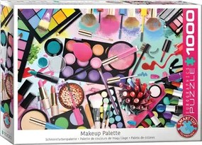 EUROGRAPHICS Puzzle Paleta barev: Makeup / 1000 dílků / 68 x 48 cm
