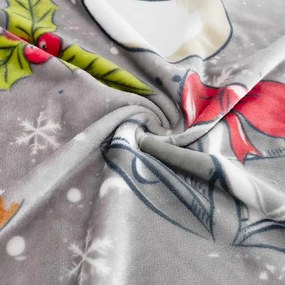 Jahu Povlečení mikroflanel Navidad 140x200, 70x90 cm