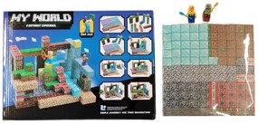 Velká magnetická stavebnice Minecraft Iron Diamond Gold TNT 220ks