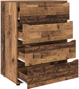 Úložné skříně 80 x 48 x 105 cm Kompozitní dřevo Staré dřevo 3406233