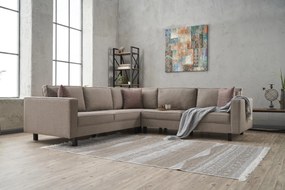 Hanah Home Rohová pohovka KALE krémová