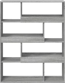 Dělicí stěna šedá sonoma 100 x 33 x 125,5 cm kompozitní dřevo 3309488