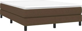 Box spring postel s matrací tmavě hnědá 160x200 cm textil 3144088
