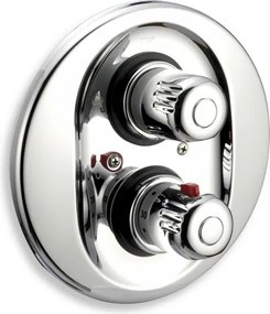 Novaservis Aquamat - Vanová baterie s termostatem pod omítku, na 2 výstupy, chrom 2650R,0