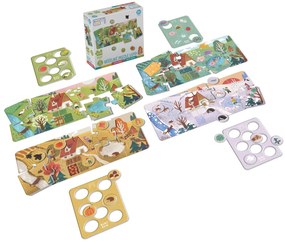 Efko KukiKuk – Véééliké puzzle loto Roční období