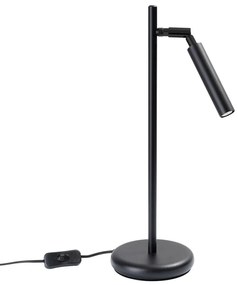 Černá stolní lampa (výška 43 cm) Fideus – Sollux