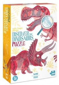 LONDJI Velké puzzle Svět dinosaurů 200ks 6+