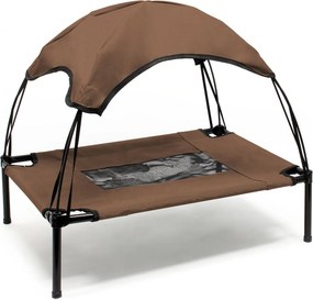 Lehátko pro psa fudajo – 76 × 60 × 16 cm, 25 kg, hnědá (61144)