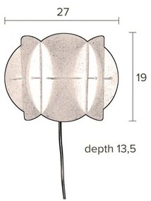 Nástěnné svítidlo v barvě mosazi Dutchbone Corridor