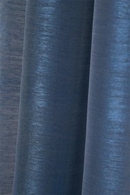 Dekorační záclona s kroužky LINWOOD modrá 140x260 cm (cena za 1 kus) France