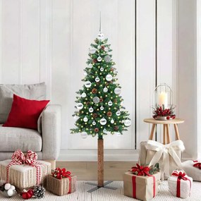 Úzký vánoční stromeček Zelená 150 cm 3394856