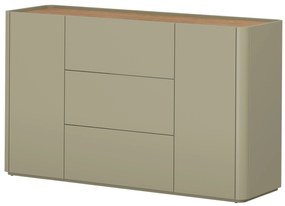 Komoda Elivo 150 cm - eukalyptus / dub baltic dune
