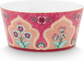 Pip Studio Flower Festival Oriental sada 4 kusů misek Ø12cm, růžová (Luxusní dárkové balení 4 kusů misek)