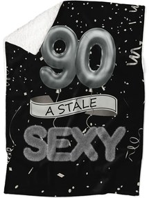 Deka Stále sexy – Černá (věk: 90, Podšití beránkem: ANO)