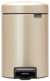 Brabantia Pedálový koš NewIcon 3L champagne