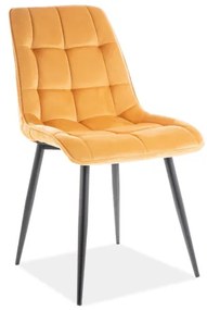 Jídelní židle Charlie (žlutá + černá). 1050298
