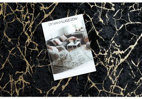 Dywany Luszczow Dětský kusový koberec MIRO 11111.2106 pratelný  Mramor, glamour protiskluz, černý / zlatý Rozměr koberce: 200 x 290 cm