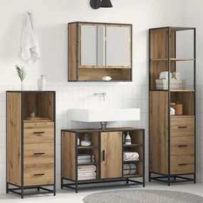 Sada koupelnového nábytku 3 ks Artisanový dub 3402570