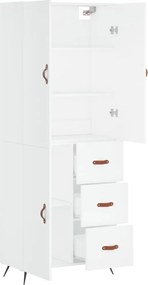 Skříň highboard bílá 69,5 x 34 x 180 cm kompozitní dřevo 3195875