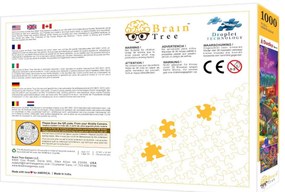 Brain Tree Puzzle Soumrak na dvorku 1000 dílků