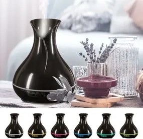 SIXTOL Vulcan černý lesk / Aroma difuzer / 350ml / 12 W / Automatické
