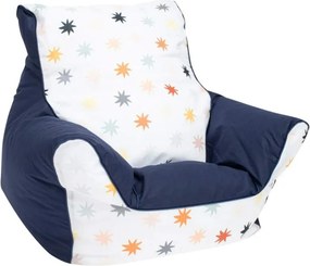 Dětské křeslo plněné kuličkami New Baby modrá