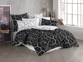 Brotex Bavlněný povlak na polštář Misty black 50x70